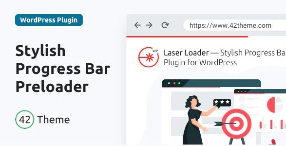Laser Loader — Stylish Progress Bar Preloader - GPL Market