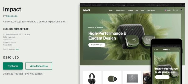 Impact Shopify Theme - GPL Market